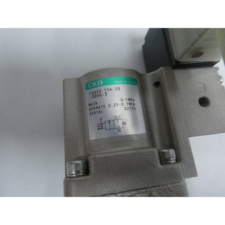 Ckd AIR OPERATED COOLANT VALVE 24V-DC 1/2IN 145PSI NPT PNEUMATIC SOLENOID VALVE CVSE2-15A-10 ...